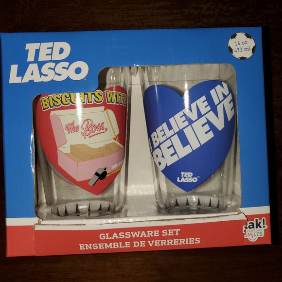Zak | Kitchen | Ted Lasso 2piece Glass Set 6oz Zak Designs | Poshmark